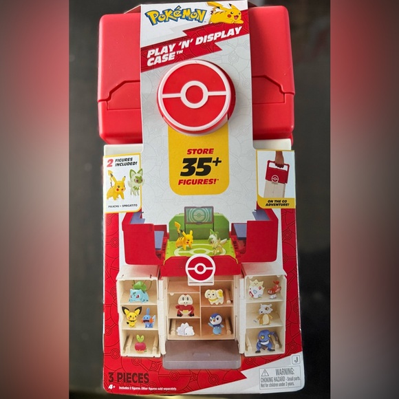 Pokemon | Toys | Pokmon Play N Display Case New | Poshmark